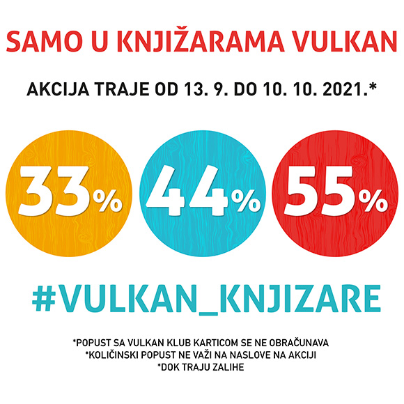 Odaberite sa police - 33%, 44%, 55% | Knjižare Vulkan