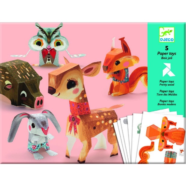Igračke od papira : PAPER TOYS PRETTY WOOD - | Knjižare Vulkan