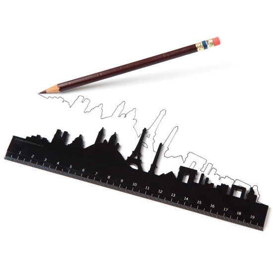 SKYLINE RULER PARIS - | Knjižare Vulkan
