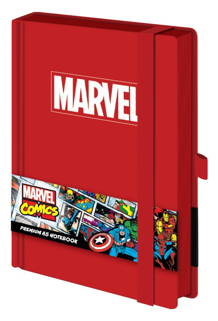 Notes Premium A5 MARVEL RETRO Logo - | Knjižare Vulkan
