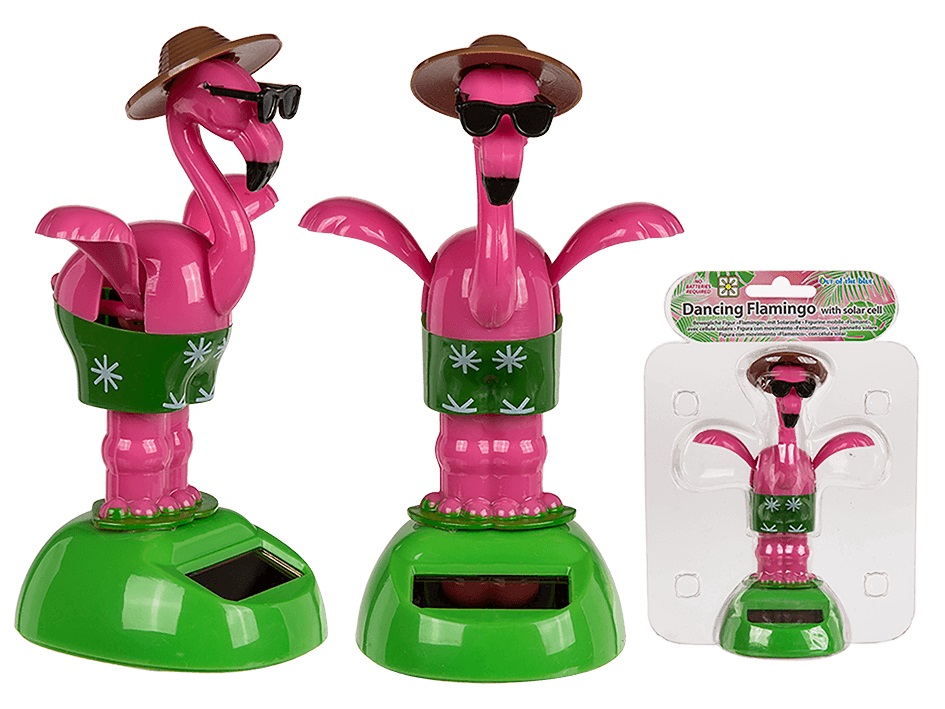 DANCING FLAMINGO Pokretni flamingo sa solarnom ćelijom - | Knjižare Vulkan