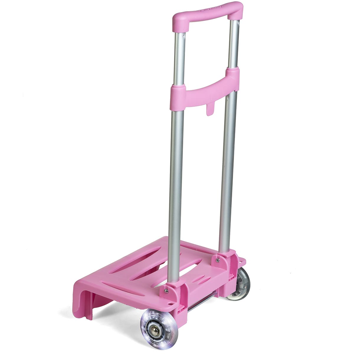 Kolica za ranac sa svetlećim točkićima BUSQUETS Light Pink - | Knjižare ...