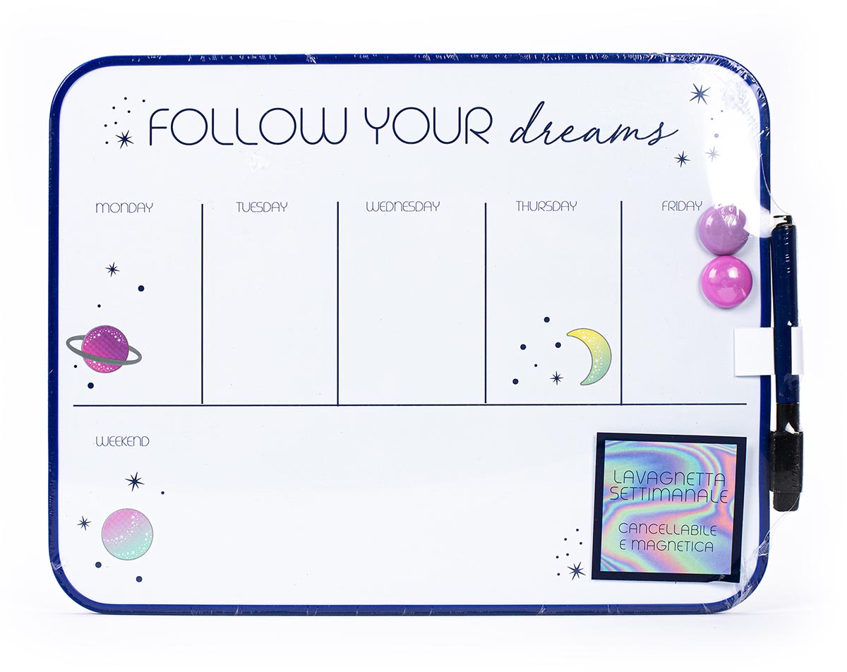 Magnetna tabla za pisanje ASTROGIRL - | Knjižare Vulkan