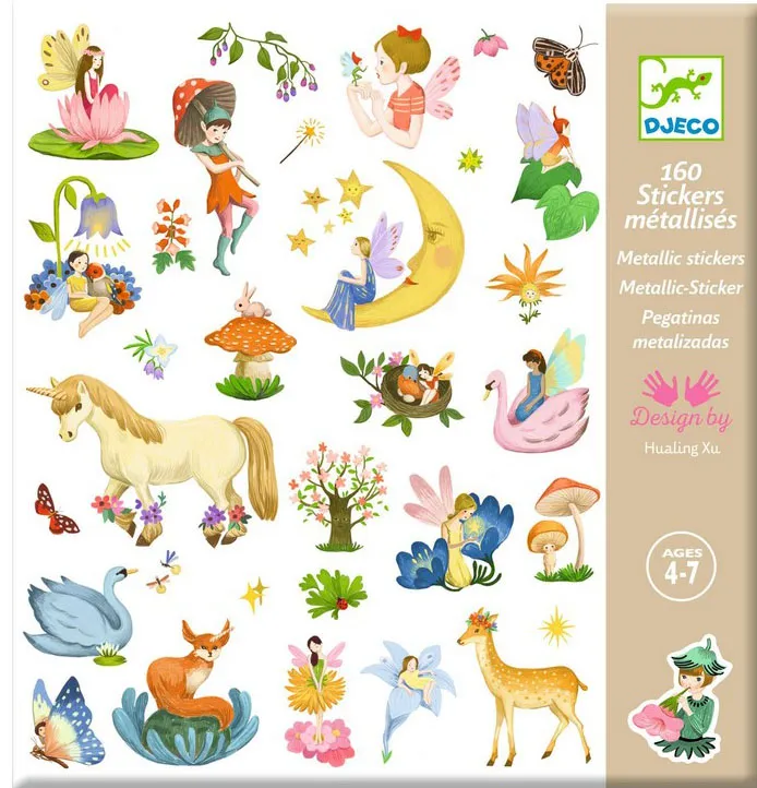 Stikeri 160 komada ŠUMSKE ŽIVOTINJE - | Knjižare Vulkan