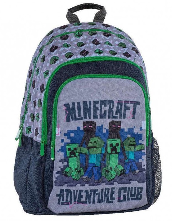 Ranac sa tri pregrade MINECRAFT - | Knjižare Vulkan