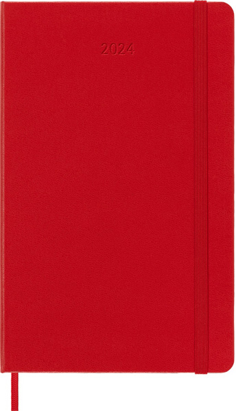 MOLESKINE rokovnik 2024 TP - CRVENI 13X21cm - | Knjižare Vulkan