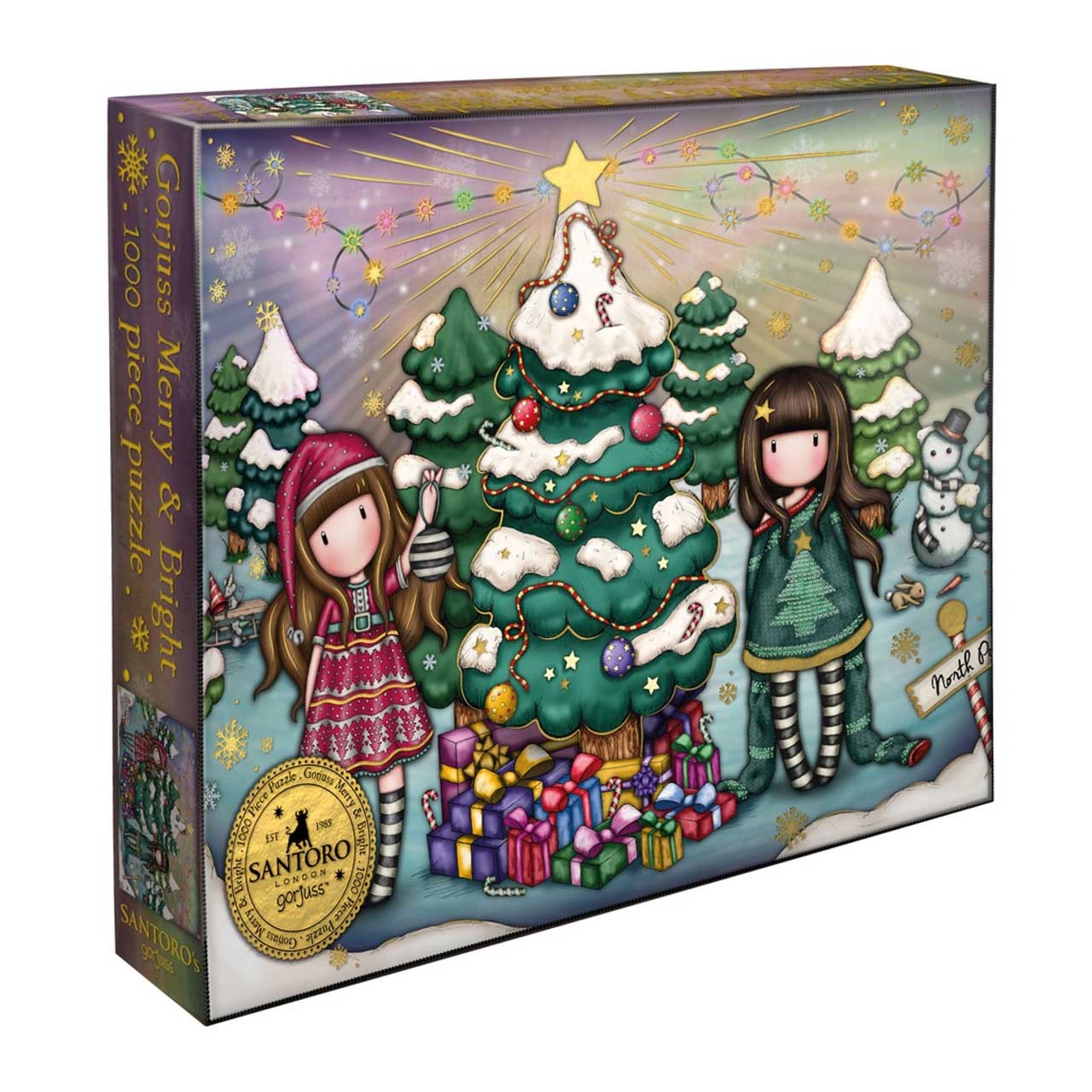 Puzzle 1000 NOVA GODINA GORJUSS Merry and Bright - | Knjižare Vulkan