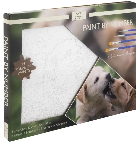 OBOJ PO BROJEVIMA Psi - | Knjižare Vulkan