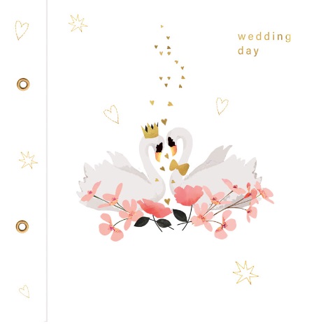 Čestitka za venčanje DVA LABUDA - | Knjižare Vulkan