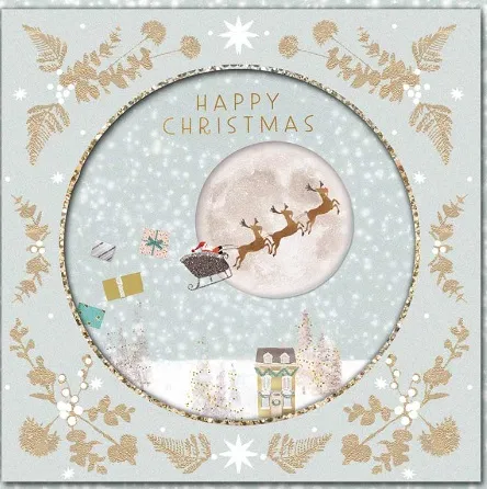 Novogodišnja čestitka SREĆNI PRAZNICI - DEDA MRAZ I IRVASI (na srpskom ...