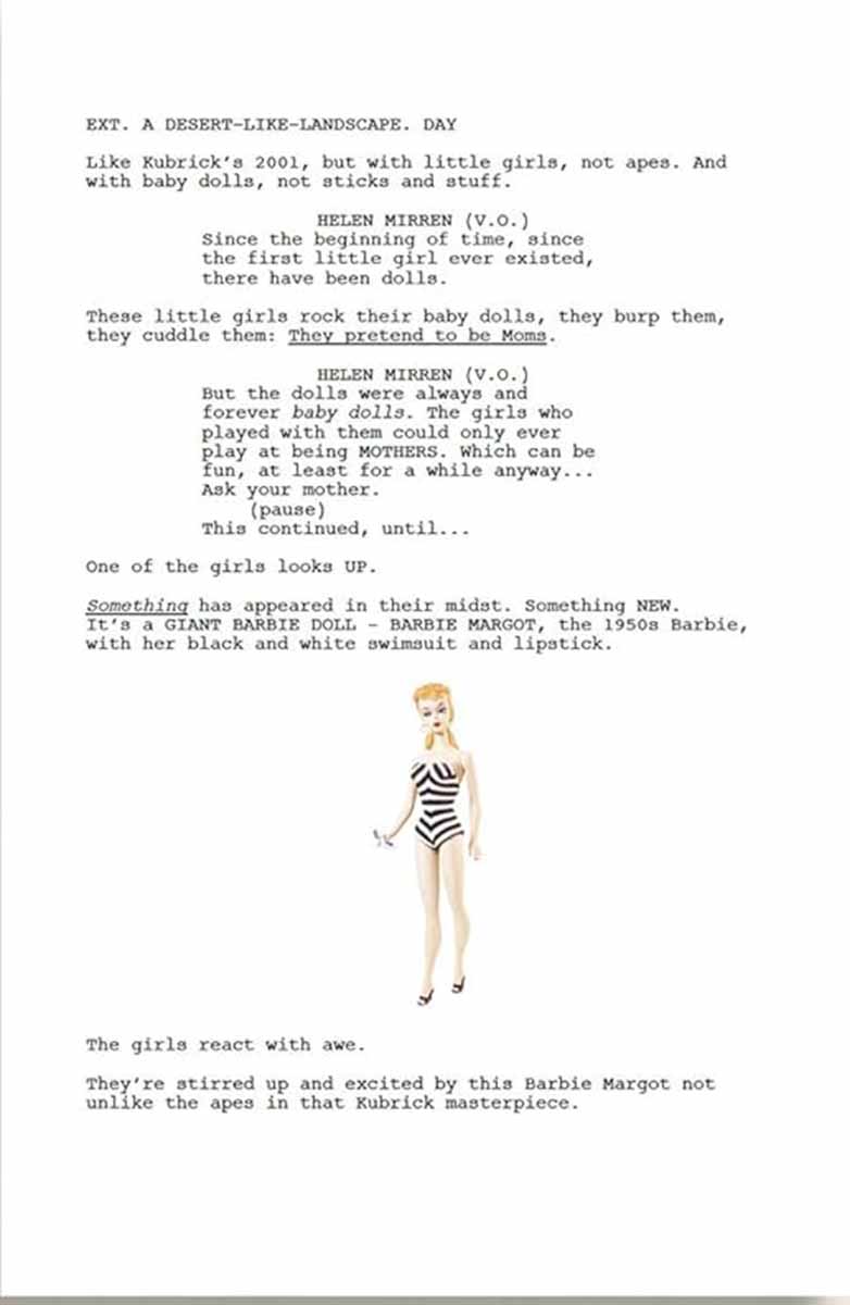 BARBIE The Screenplay - Noah Baumbach, Greta Gerwig | Knjižare Vulkan