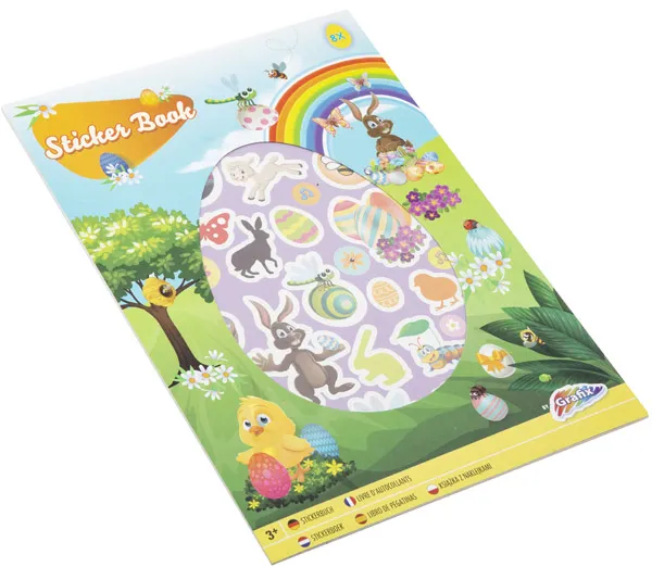 Uskršnji stikeri A4 - 8 listova - | Knjižare Vulkan