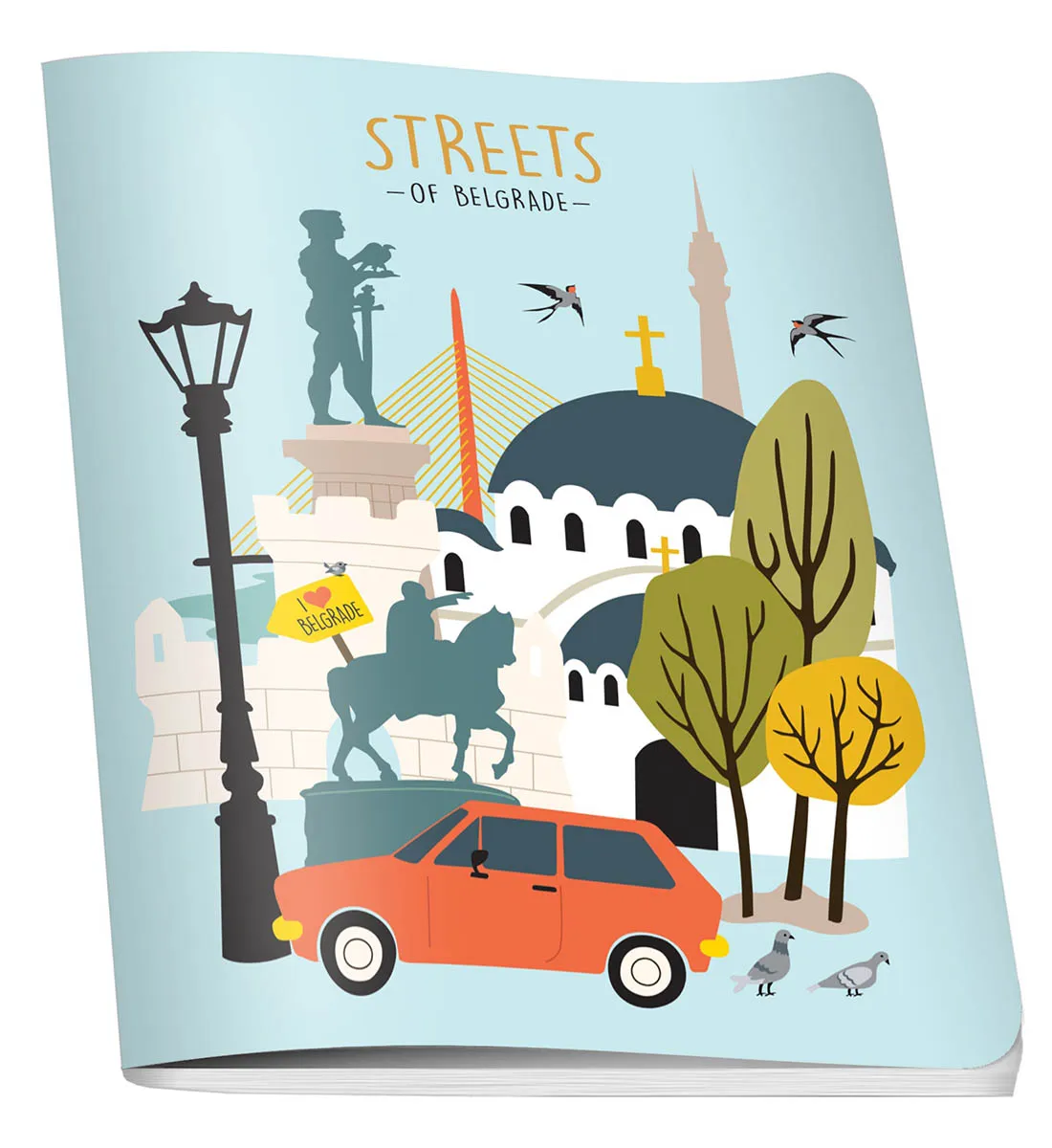 Sveska A4 STREETS LUX 60L Linije - | Knjižare Vulkan