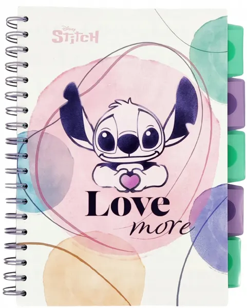 Notes sa spiralom B5 STITCH - LOVE MORE - | Knjižare Vulkan
