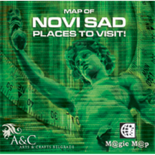 MAPA NOVI SAD VAŽNA I INTERESANTNA MESTA - | Knjižare Vulkan