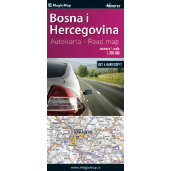 AUTO KARTA BIH - | Knjižare Vulkan