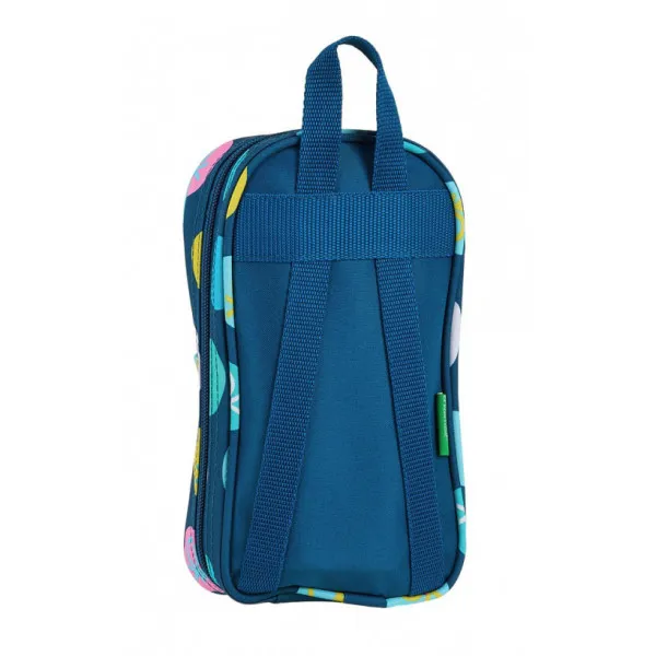 Školske Pernice PENCIL CASE BACKPACK WITH 4 EMPTY CASES BENETTON MARINO ...