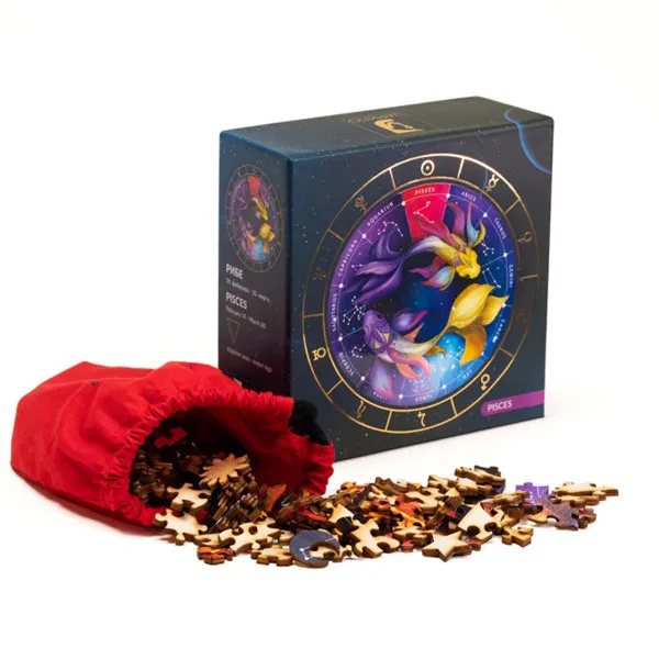 Drvene puzzle ZODIJAK RIBE - | Knjižare Vulkan
