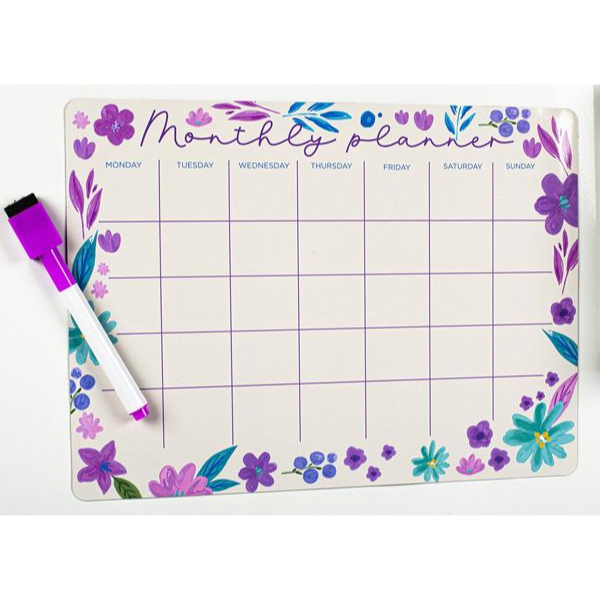 Magnetna tabla MESEČNI PLANER 23 x 25cm - | Knjižare Vulkan