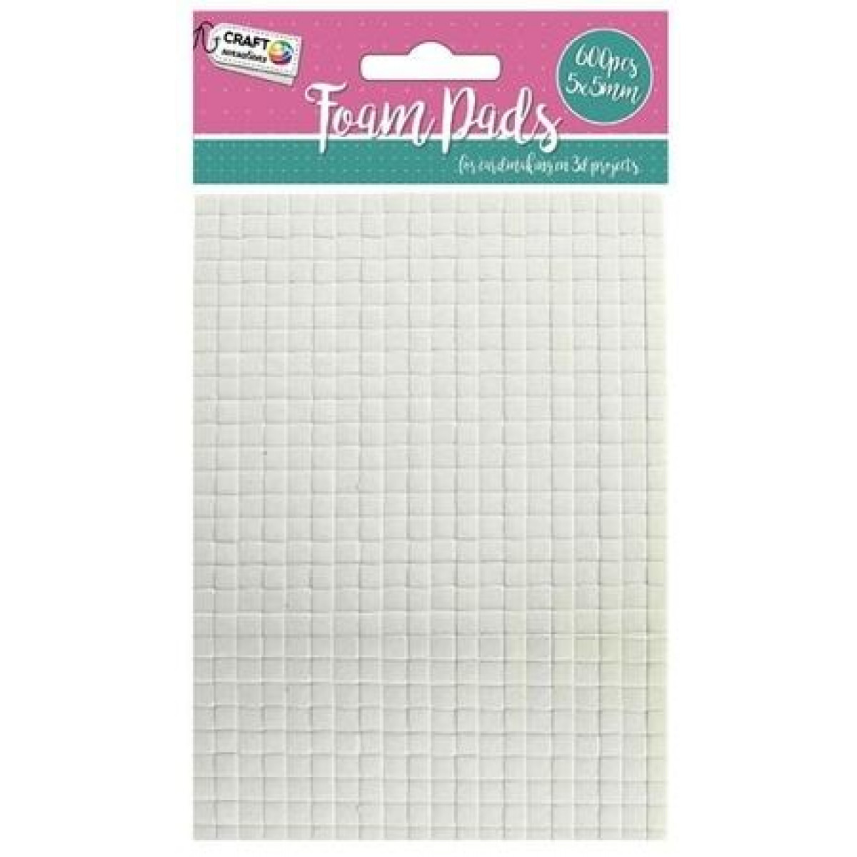 Blok pena, 5x5mm, 600 komada FOAMTAPE BLOCKS - | Knjižare Vulkan