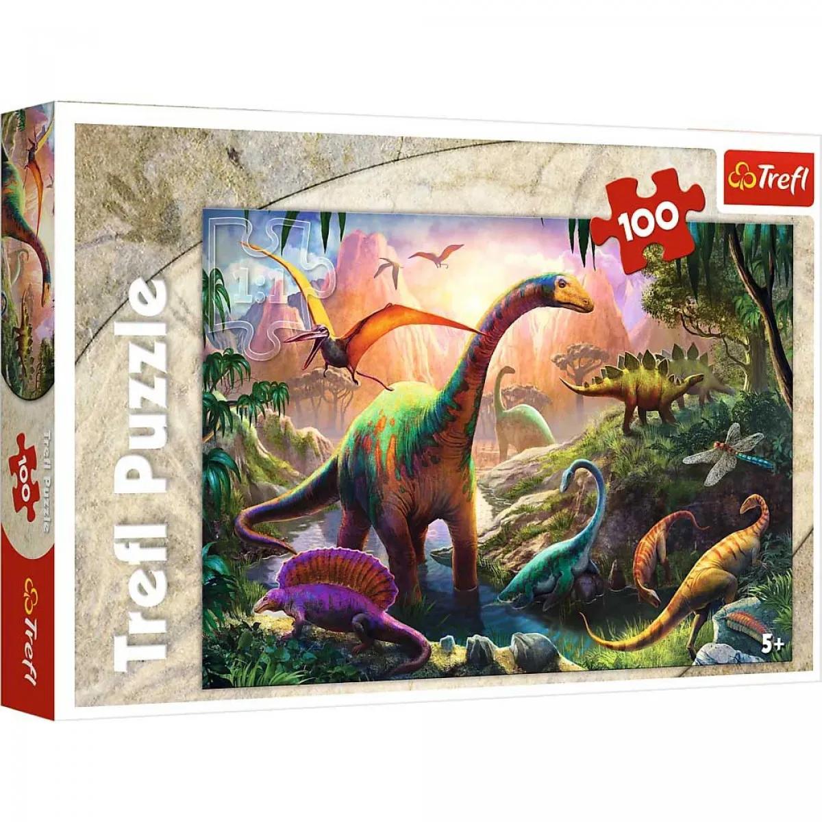 Puzzle za decu 100 SVET DINOSAURUSA - | Knjižare Vulkan