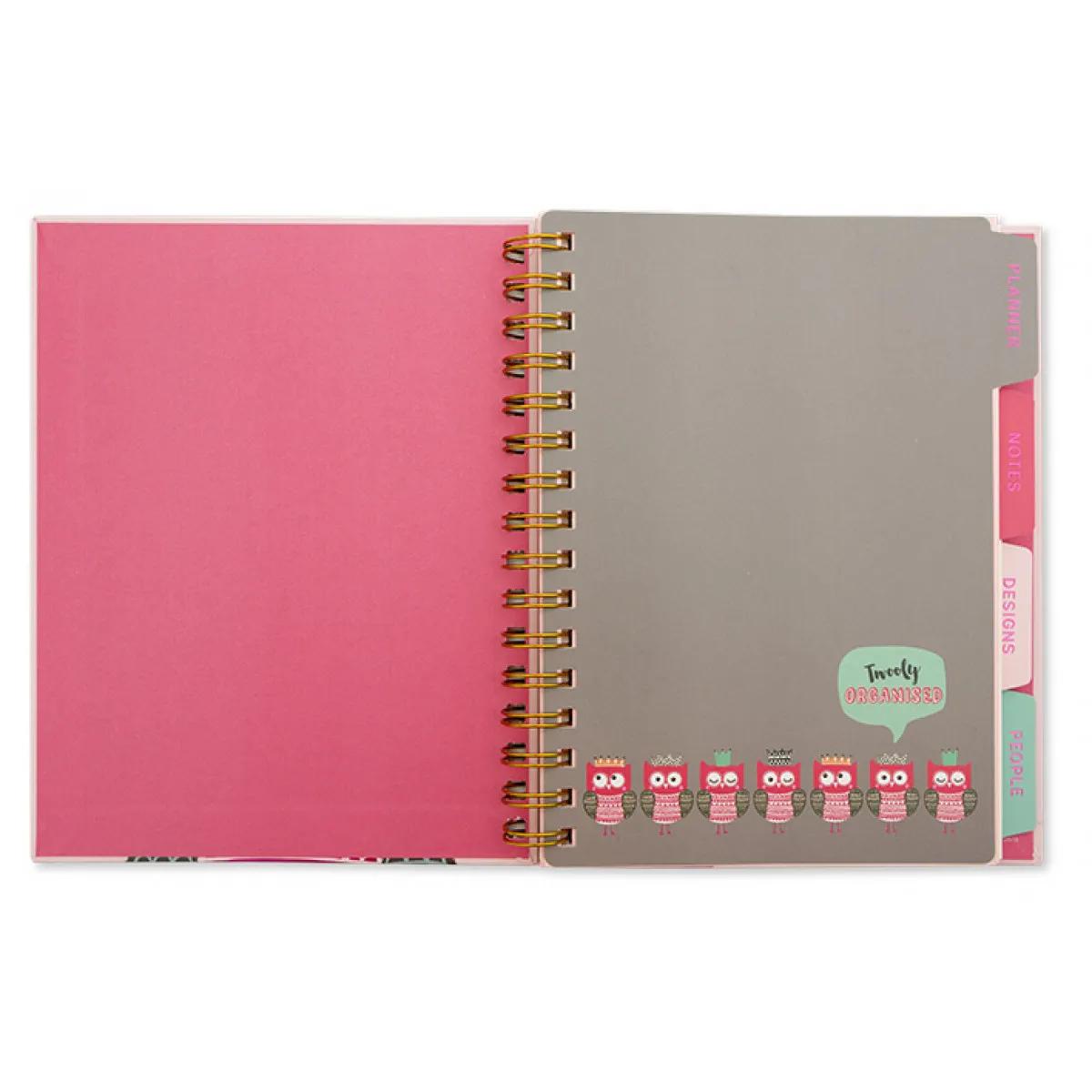 Rokovnik A5 TWOOLY FABULOUS OWL - | Knjižare Vulkan