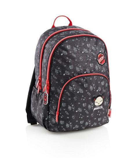 BACKPACK W/THREE COMPARTMENTS NEVER STOP PUCCA - | Knjižare Vulkan