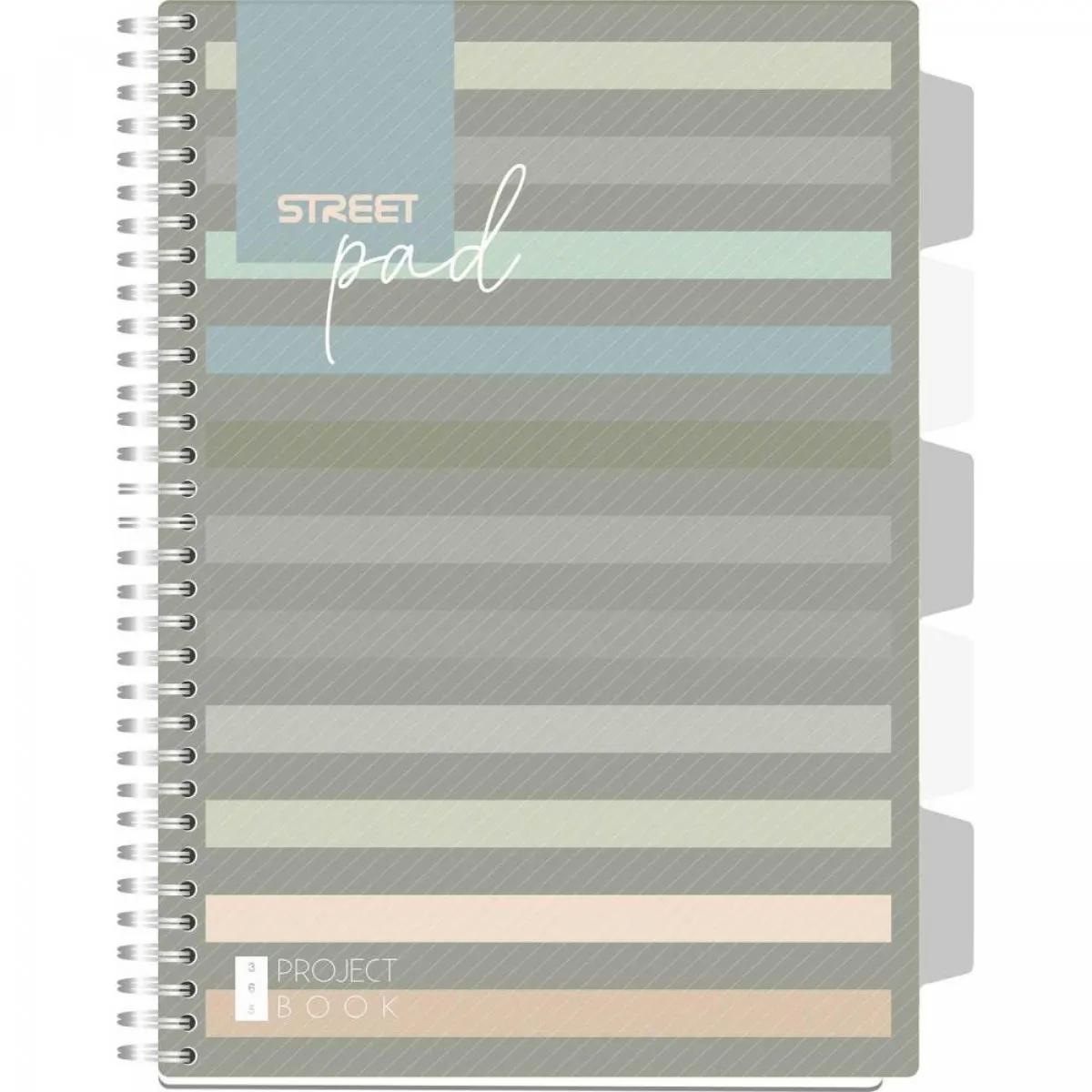 STREET LINES sveska A4 linije, PVC pregrade - | Knjižare Vulkan