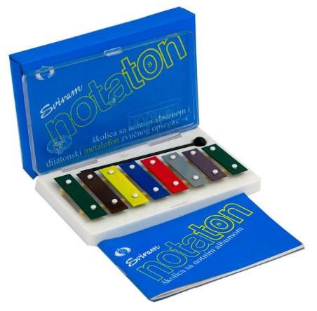 Metalofon 8/P sa priručnikom SVIRAM NOTATON Latinica - | Knjižare Vulkan
