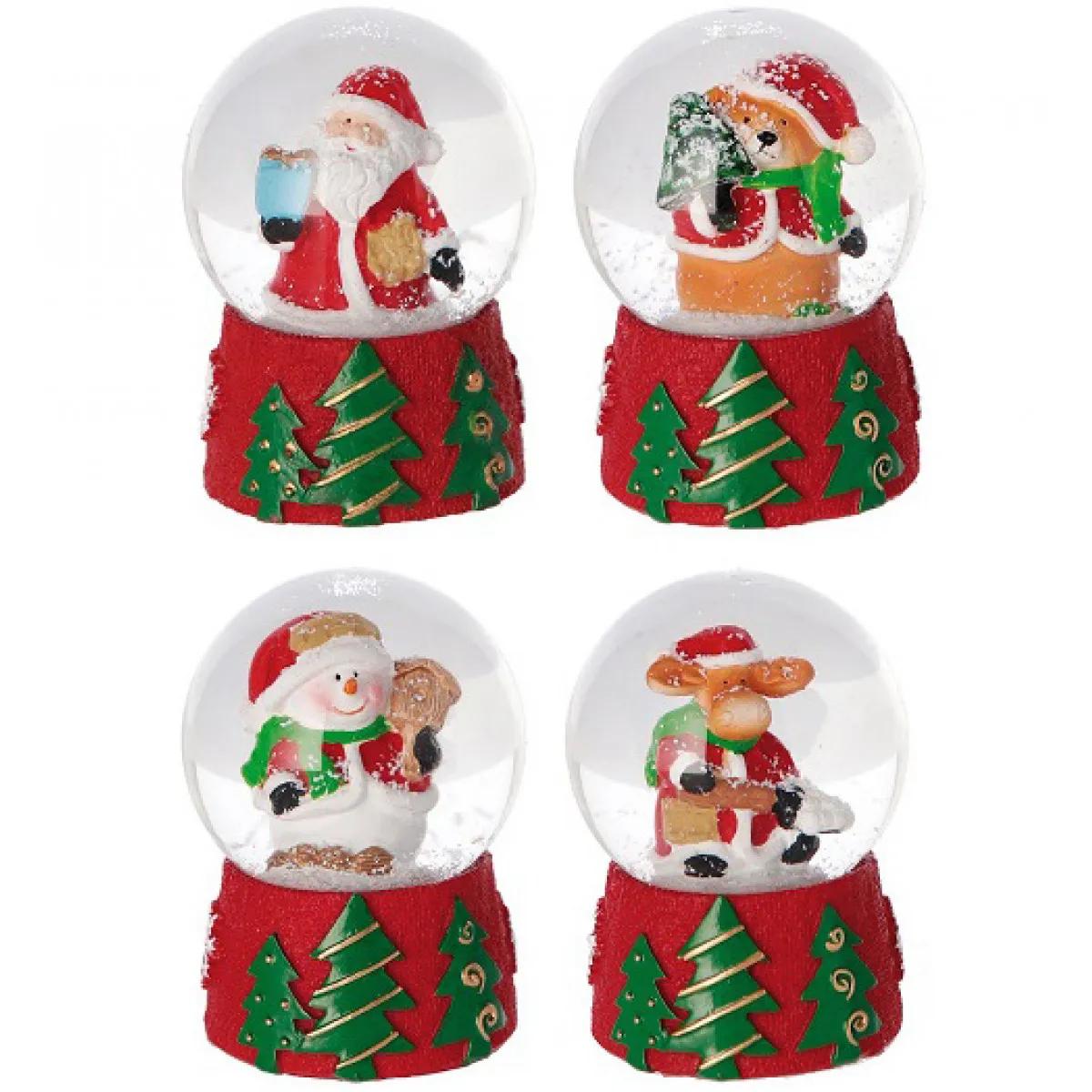 Novogodišnja dekoracija SNEŽNA KUGLA - 5x6cm - | Knjižare Vulkan