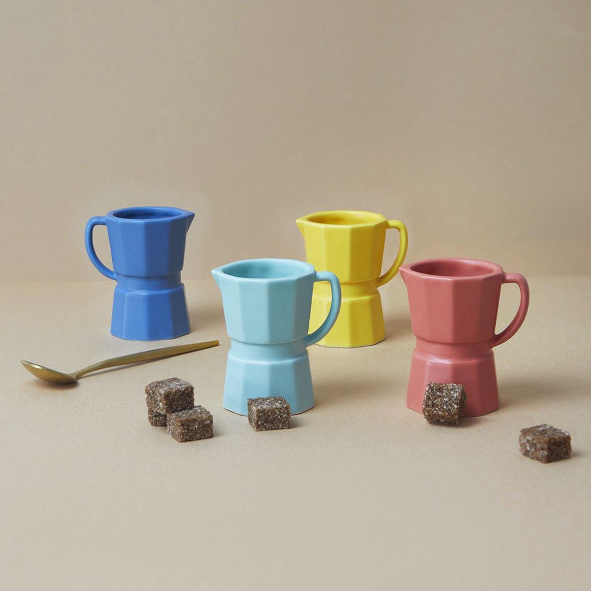 Set 4 šolje MOKA COLOURS - | Knjižare Vulkan