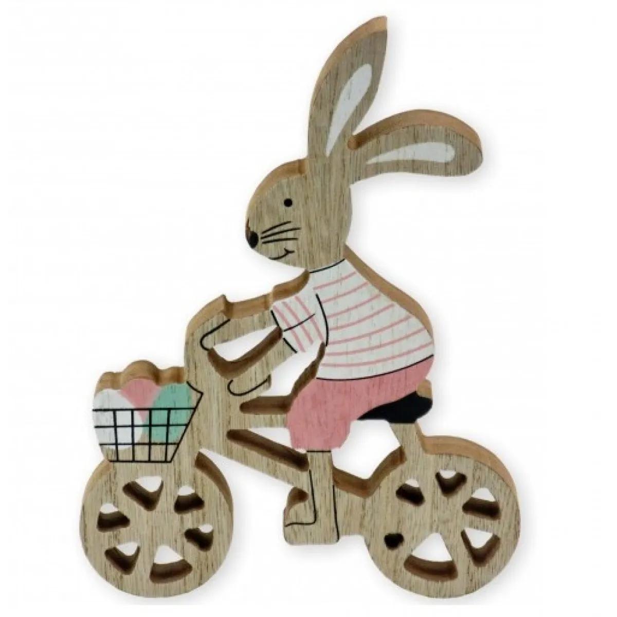 Uskršnja figura ZEKA NA BICIKLU - | Knjižare Vulkan