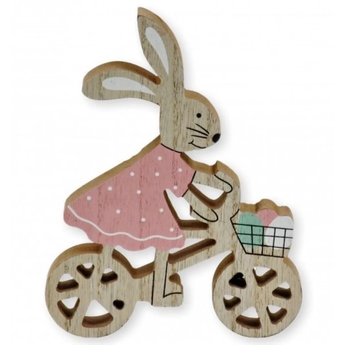 Uskršnja figura ZEKA NA BICIKLU - | Knjižare Vulkan