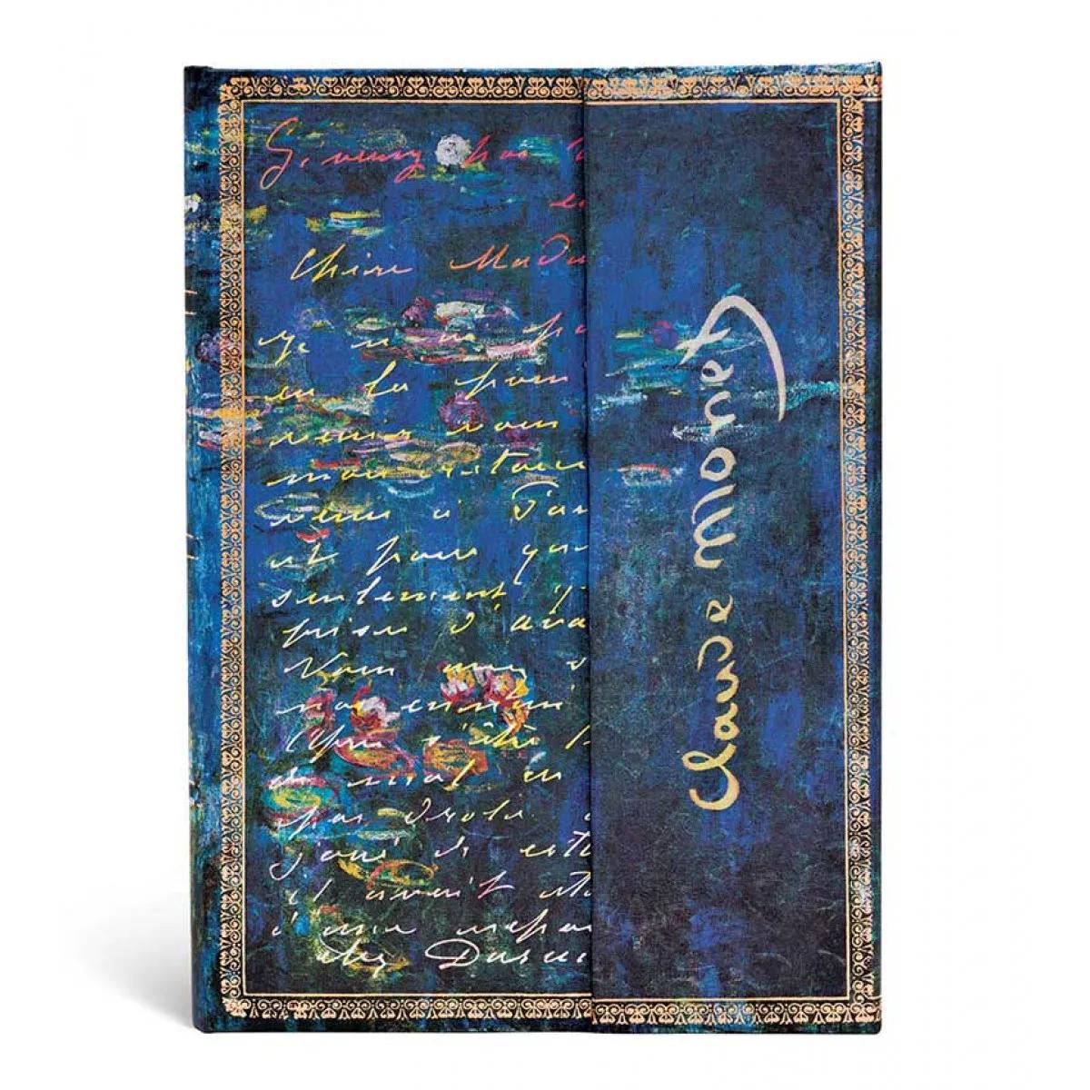 Notes 13x18cm EMB MS MONET, WATER LILIES MIDI LIN - | Knjižare Vulkan