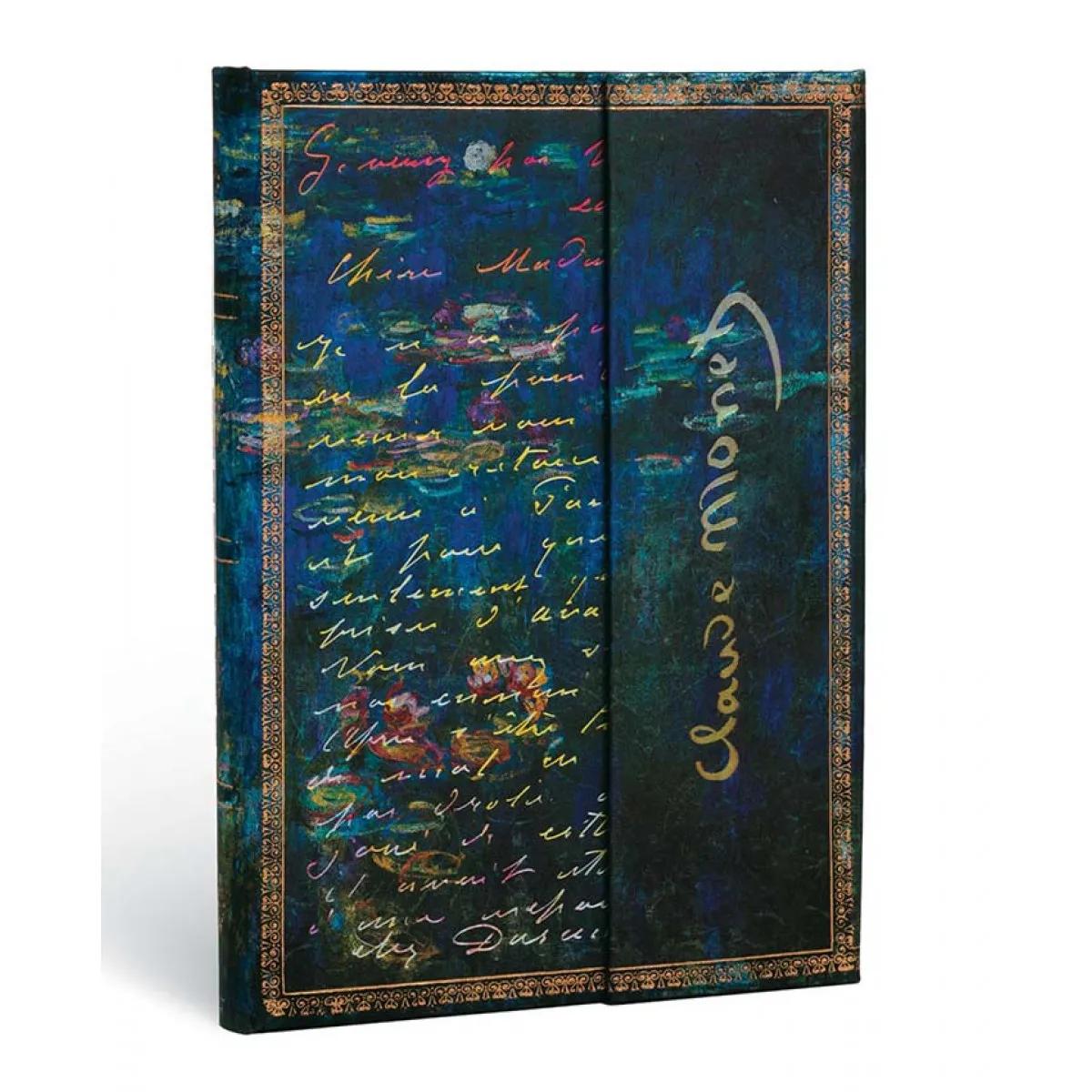 Notes 13x18cm EMB MS MONET, WATER LILIES MIDI LIN - | Knjižare Vulkan