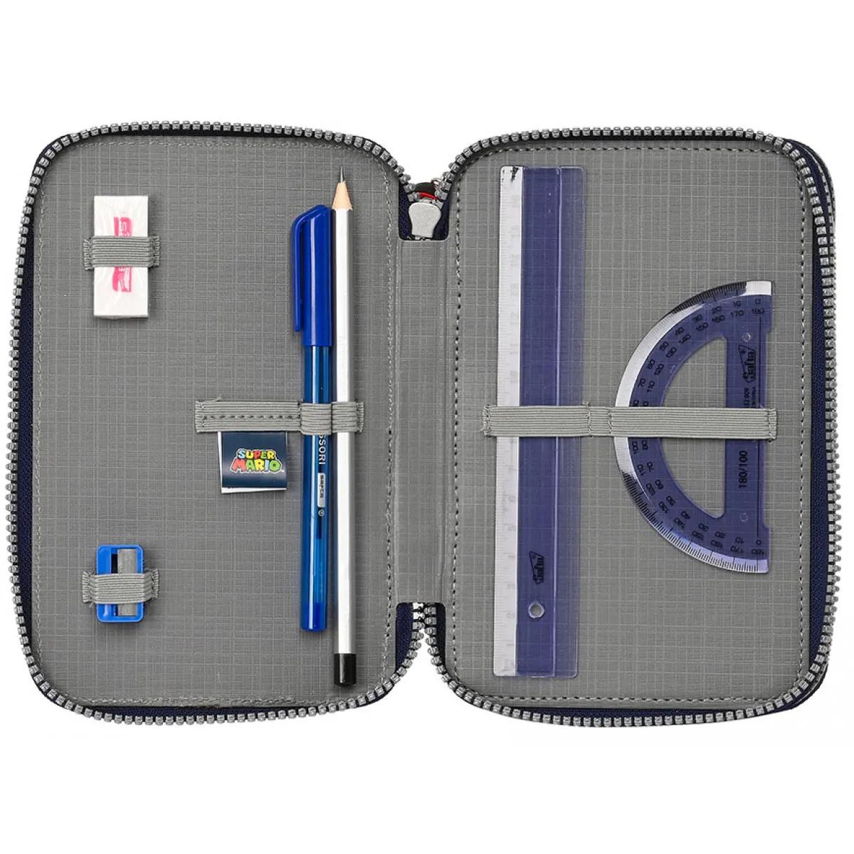 Pernica puna sa tri pregrade SUPER MARIO - | Knjižare Vulkan