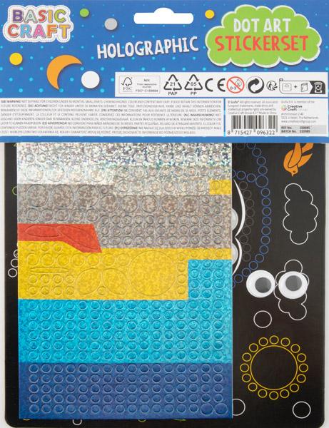 Stikeri HOLOGRAPHIC DOT 22x18cm / TRI VRSTE - | Knjižare Vulkan