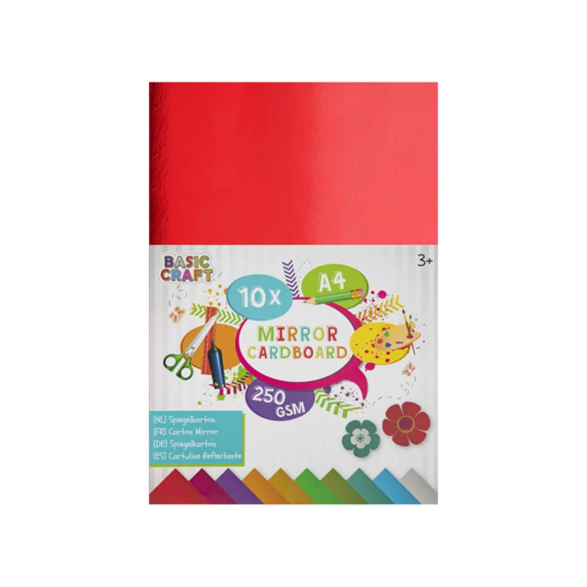 Kolaž papir A4 MIRROR CARDBOARD, 10 listova - | Knjižare Vulkan