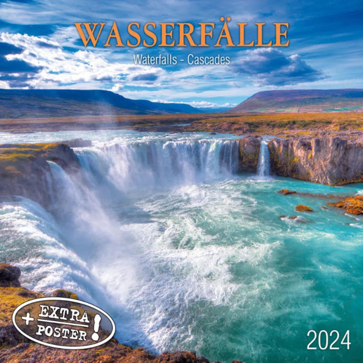 Zidni kalendar WASSERFALLE / WATERFALLS 2024 - | Knjižare Vulkan
