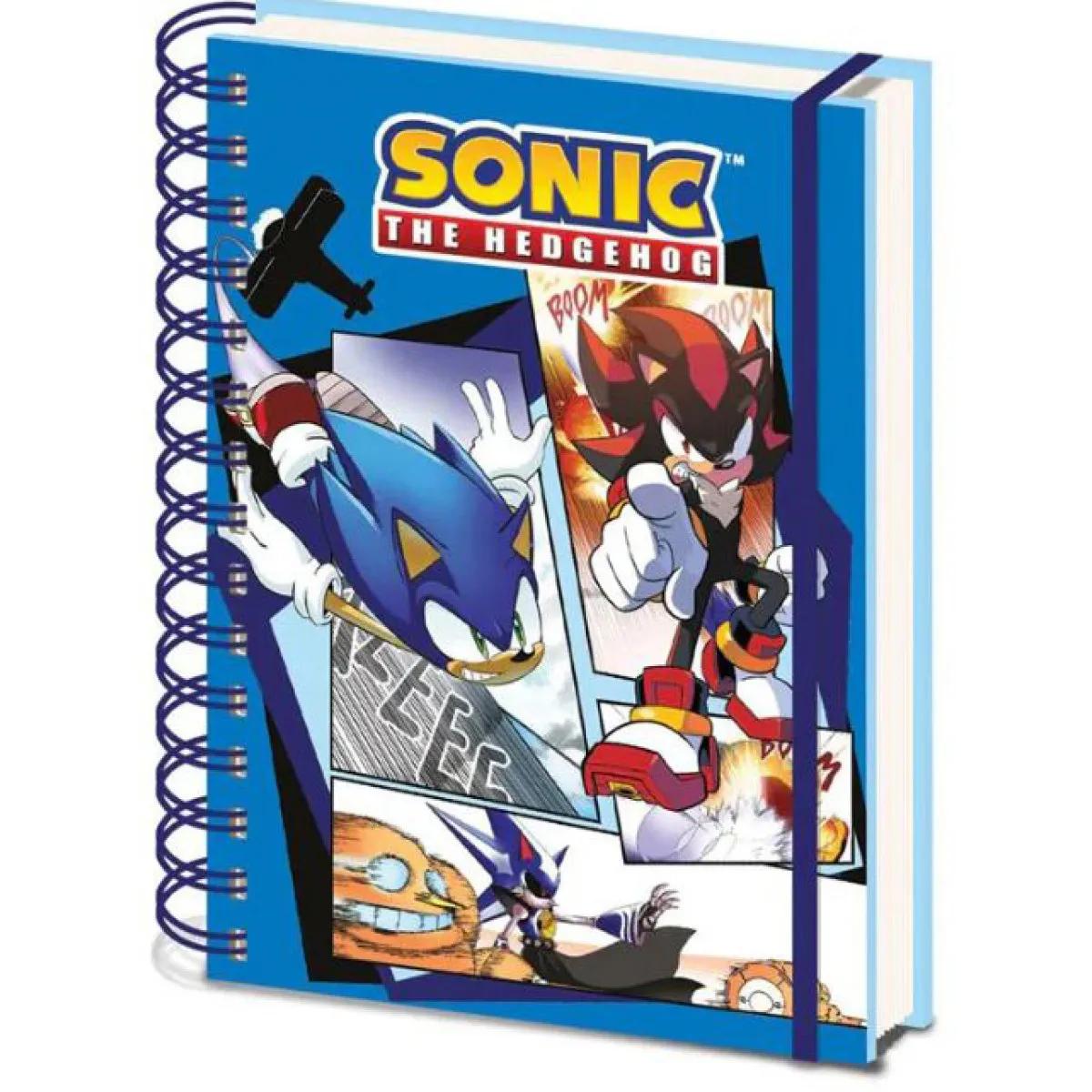 Notes A5 SONIC THE HEDGEHOG - | Knjižare Vulkan