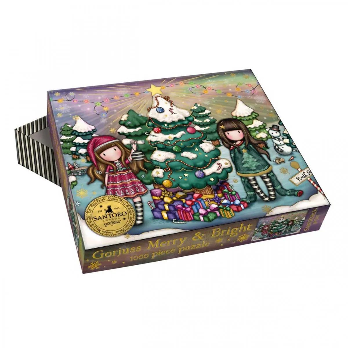 Puzzle 1000 NOVA GODINA GORJUSS Merry and Bright - | Knjižare Vulkan