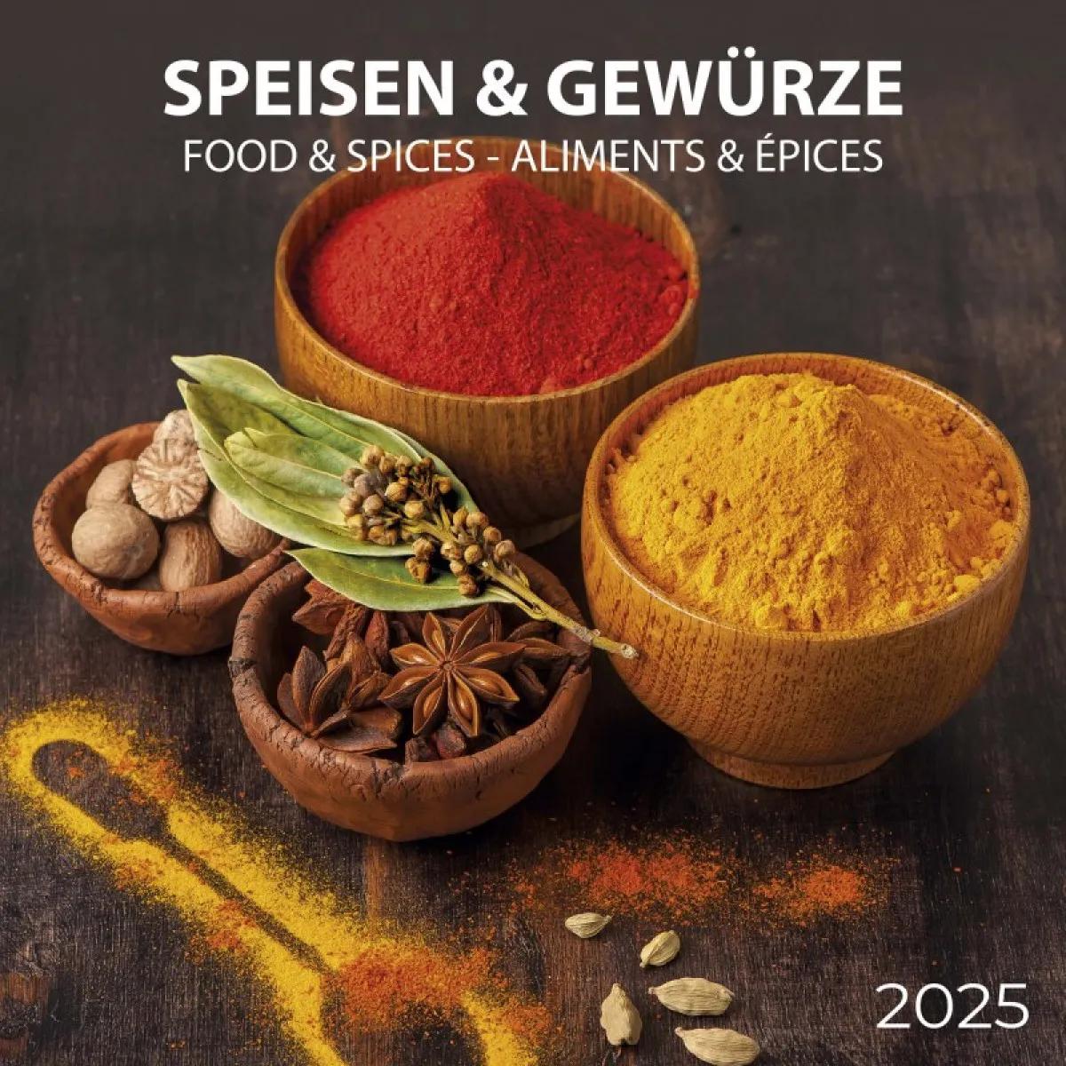 Zidni kalendar FOOD & SPICES 2025 - | Knjižare Vulkan