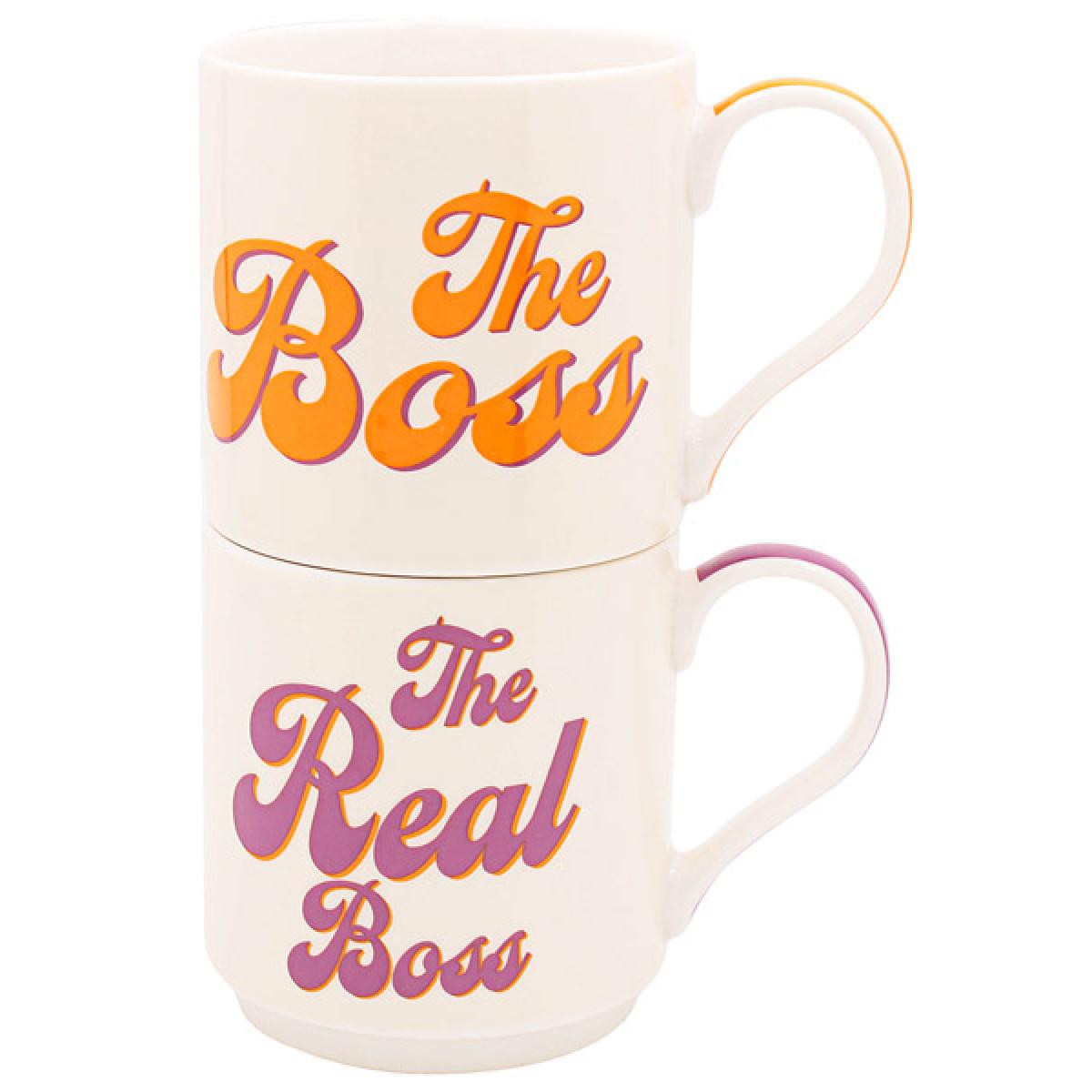 Set dve šolje BOSS & REAL BOSS - | Knjižare Vulkan